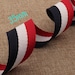 38mm Red White Blue Striped Webbing,cotton Webbing,singelband,1.5 Inch ...
