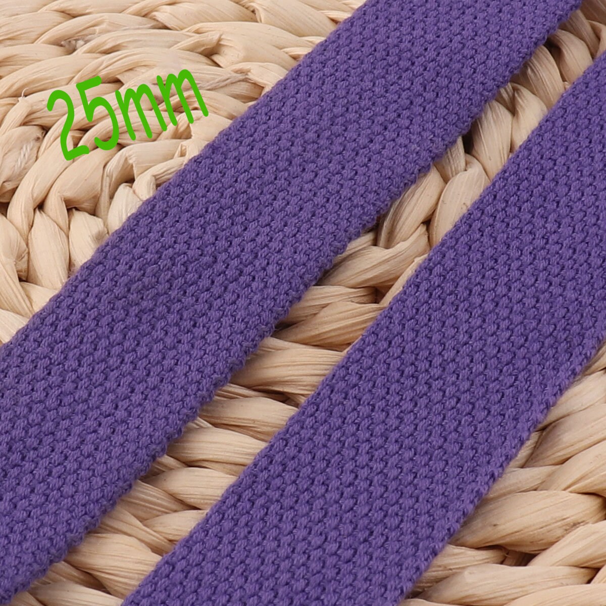 Purple Webbing,1 Inch Webbing,cotton Webbing,key Fob Webbing,webbing by ...