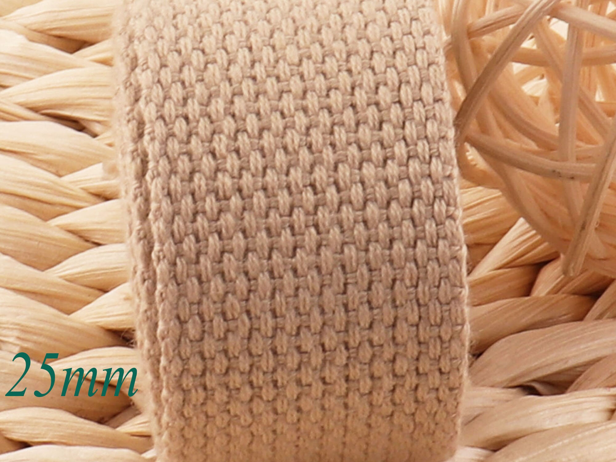 Natural Soft Cotton WebbingOne Inch Key Fob Webbing leash | Etsy