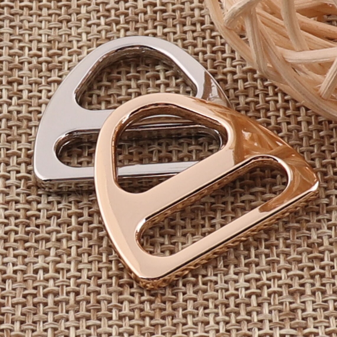 20 Triangle Slide Bucklesstrap Fasteners20mm Silver/gold - Etsy