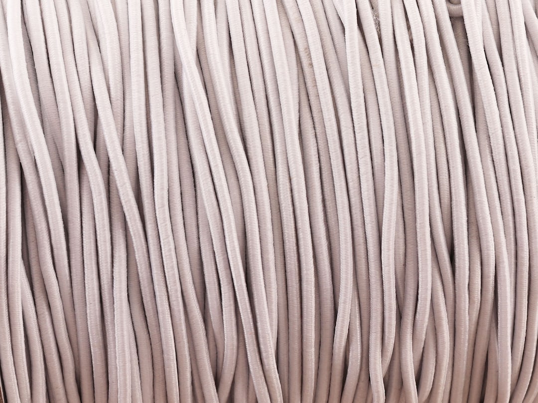 2mm White Craft Metallic Elastic Cord,10-50 YARDS Decorative Gift Wrap ...