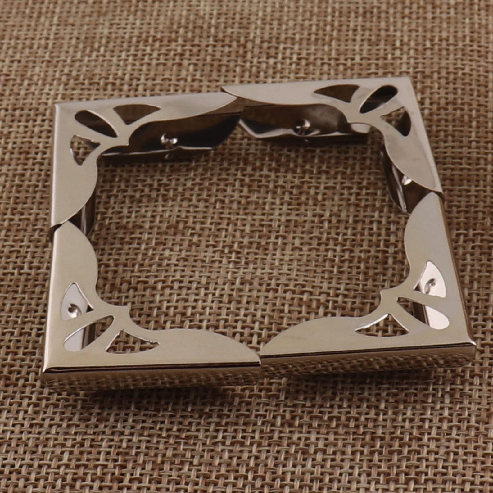 24 Pcs Metal Corner Protectors,30x30mm,silver Picture Frame Corners ...