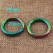 10 Rainbow Spring Ring spring Ring - Etsy
