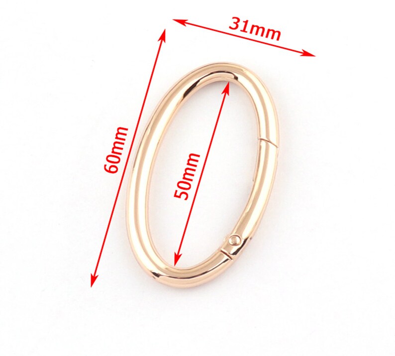 Oval Spring Rings,54mm/50mm/38mm/29mm Light Gold Spring Ring Spring ...