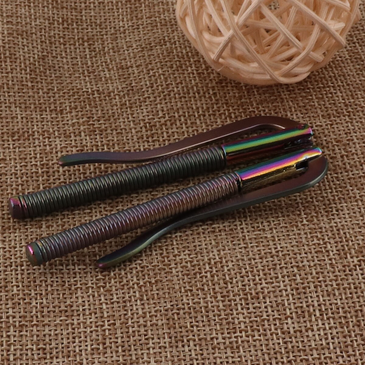 10 Rainbow Spring Wallet Clips375mm Money Clipdiy | Etsy