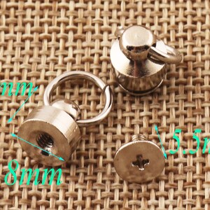 20 Pcs Silver Screws,bag Screws Loop Screws,handle Screws Door Handle ...