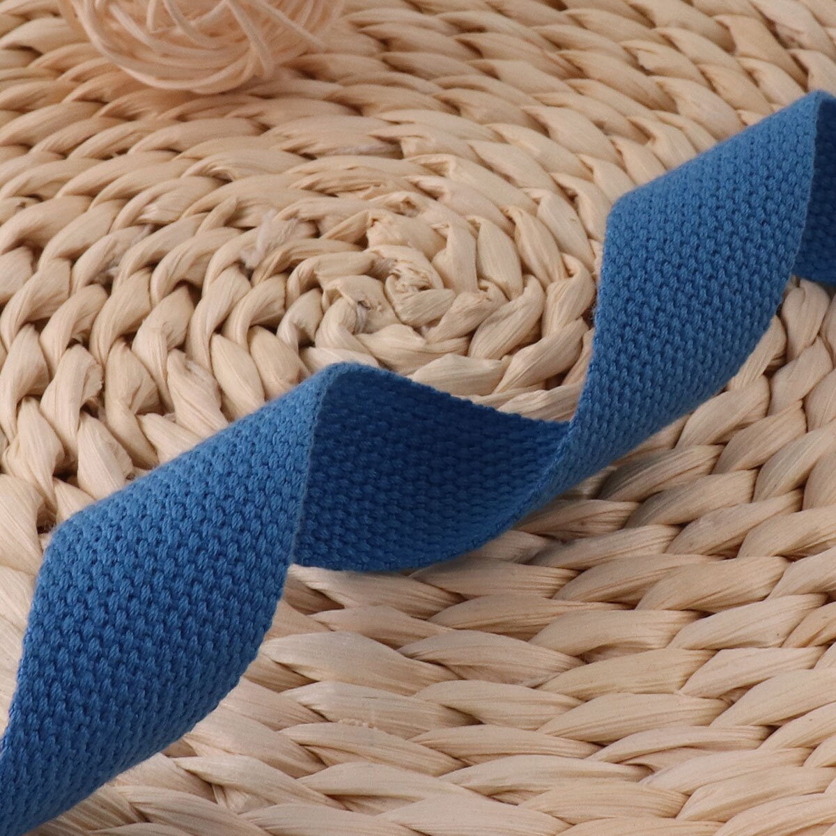 Blue Cotton Webbing1 Inch Webbingkey Fob Webbingwebbing by - Etsy