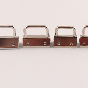 25 Sets Silver Key Fob Hardware With Key Rings,20mm/25mm/30mm/32mm Key ...