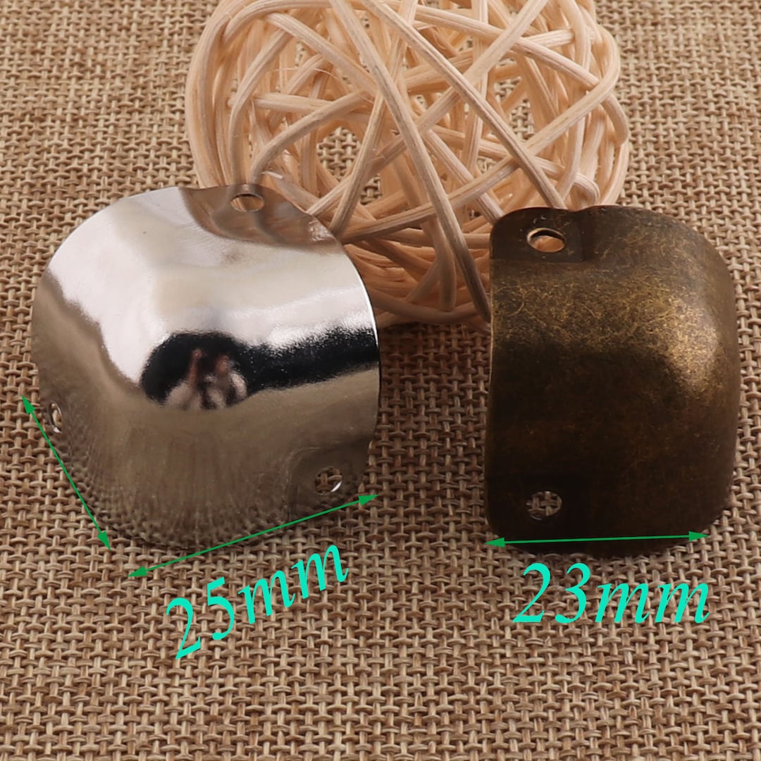 32 PCS Metal Vintage Box Corner,decorative Corners Silver/antique ...