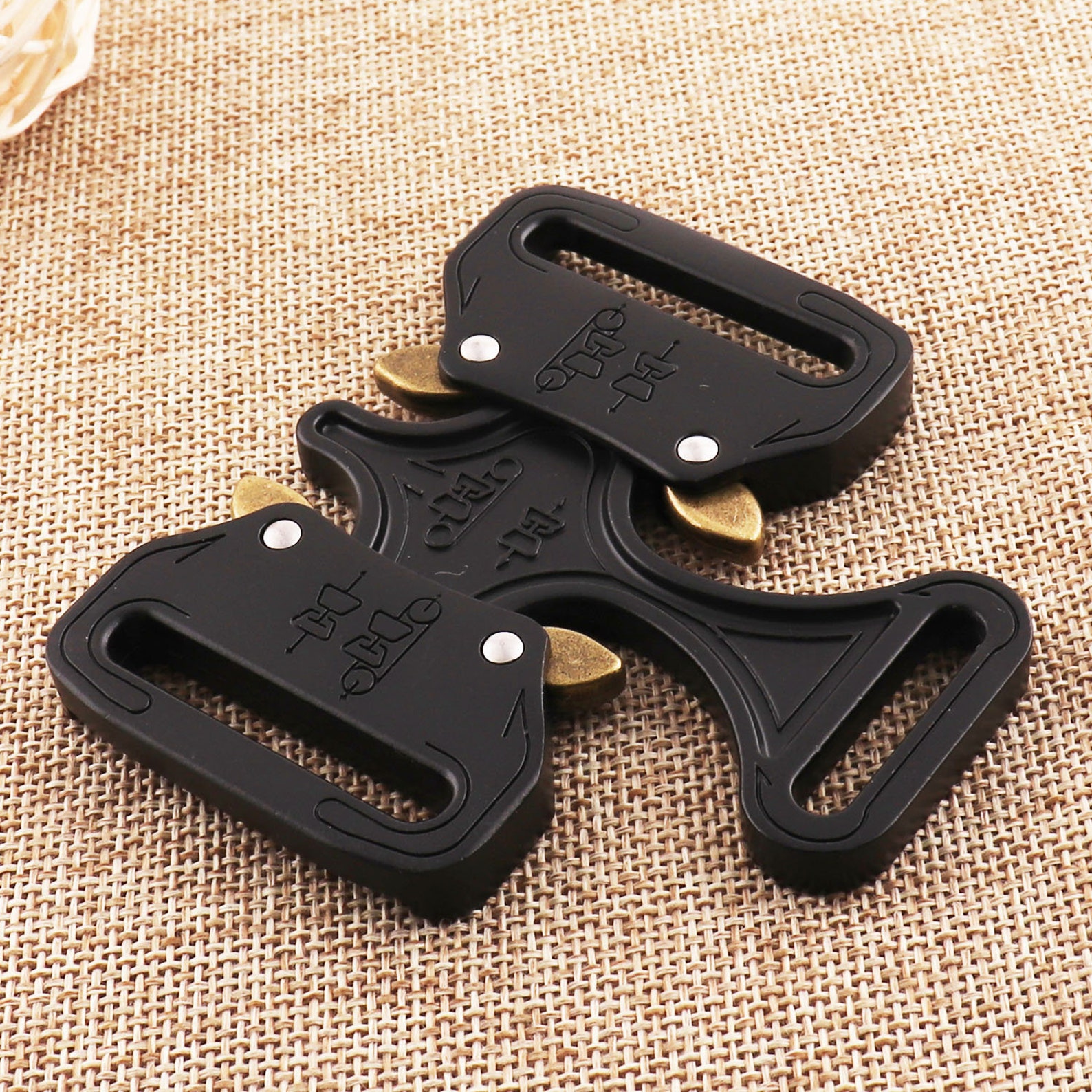 1.537mmmetal Black Release Bucklerelease BUCKLE - Etsy