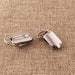 20pcs Silver Suspender Clips,pacifier Baby Clips Paci Holder Clips DIY ...