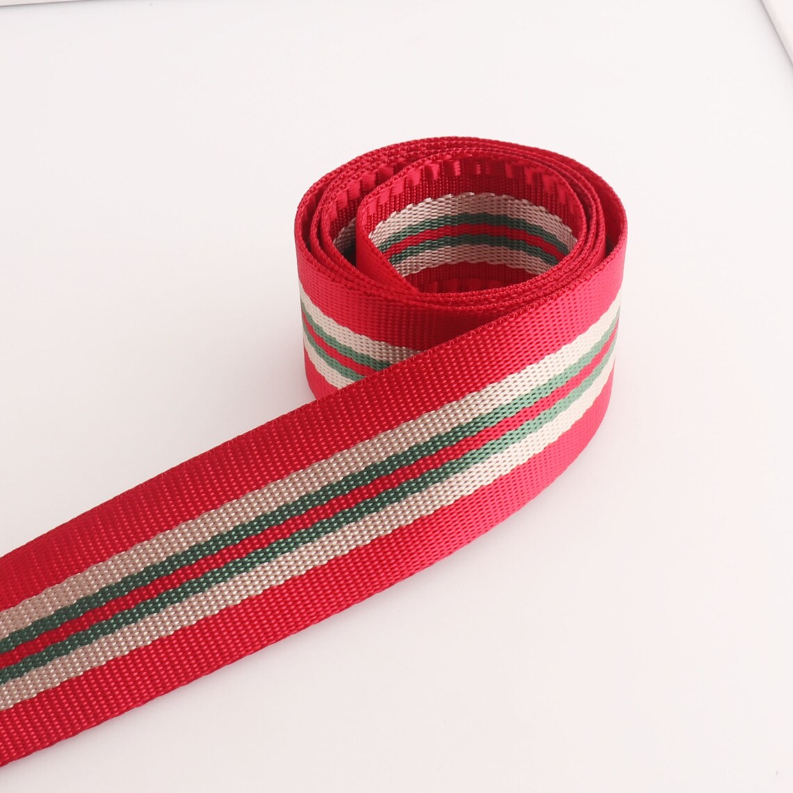 38mm patterned webbingBlue/Red webbingpurse strappatterned | Etsy