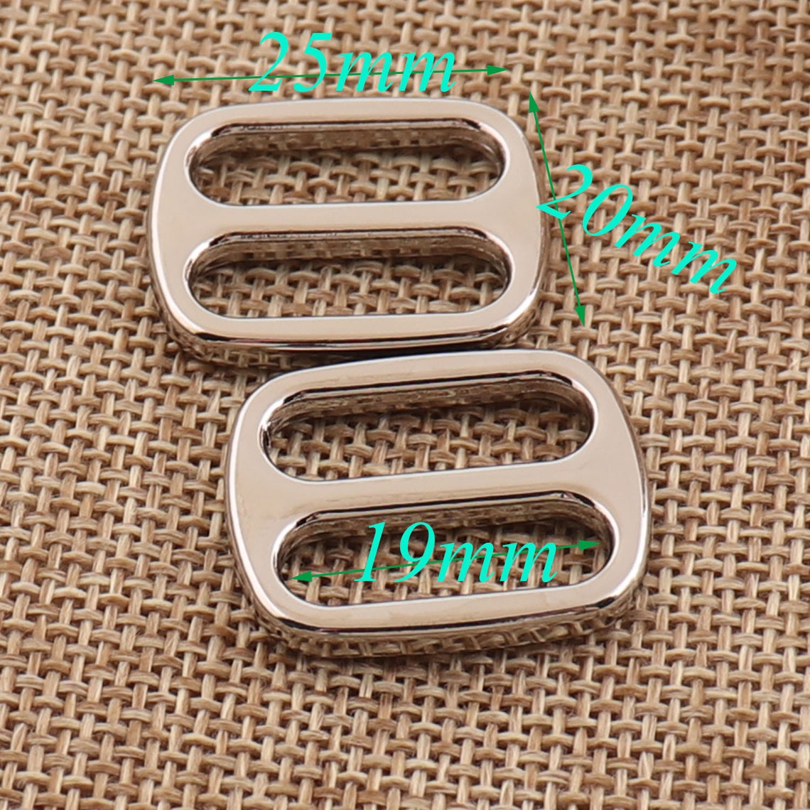 6 Pcs Silver Slide Buckles Adjusting Buckle19mm Purse Buckles - Etsy