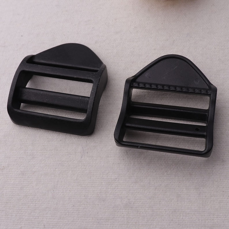 1 1/2"(38mm)black Plastic Slide Buckles Strap Adjuster Buckle, Heavy ...