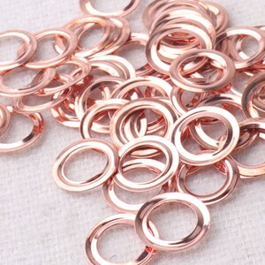50-200 Sets Rose Gold Eyelet Grommets With Washers,great for Clothes ...
