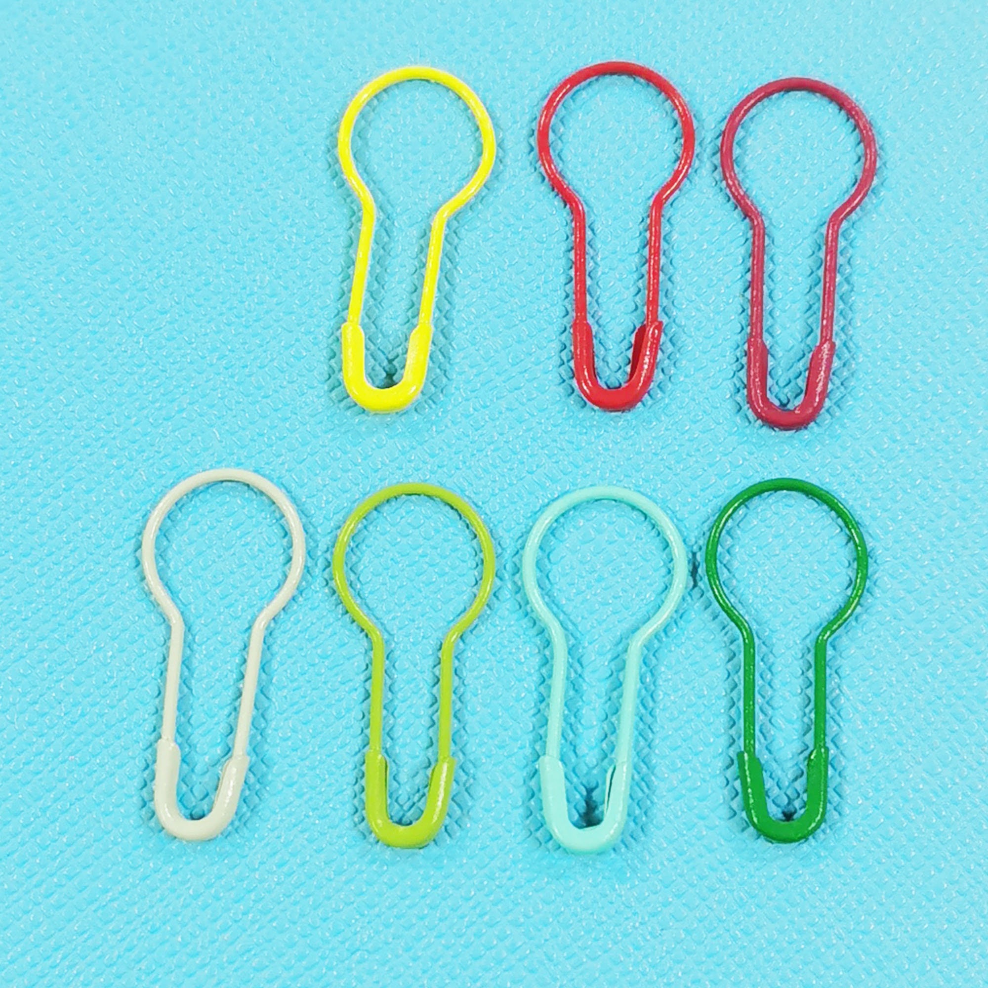 300 PCS Safety Pins Bulb Safety Pins Pear Safety Pins Coiless Removable ...