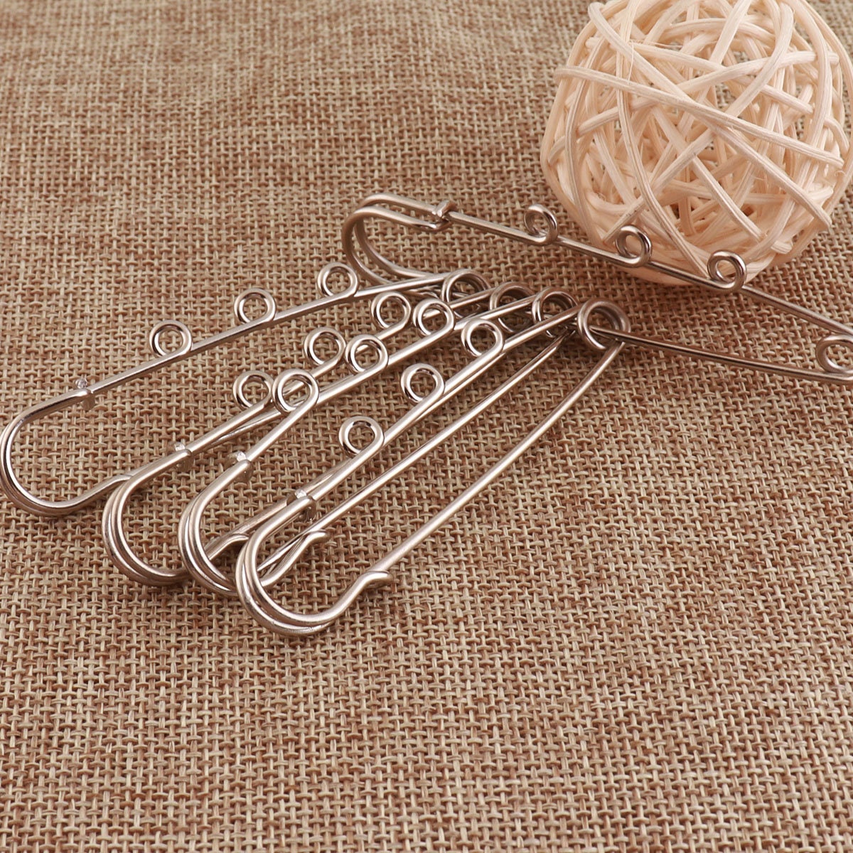 20 Safety Pins SILVER 377mmcraft Safety Pin Brooch | Etsy