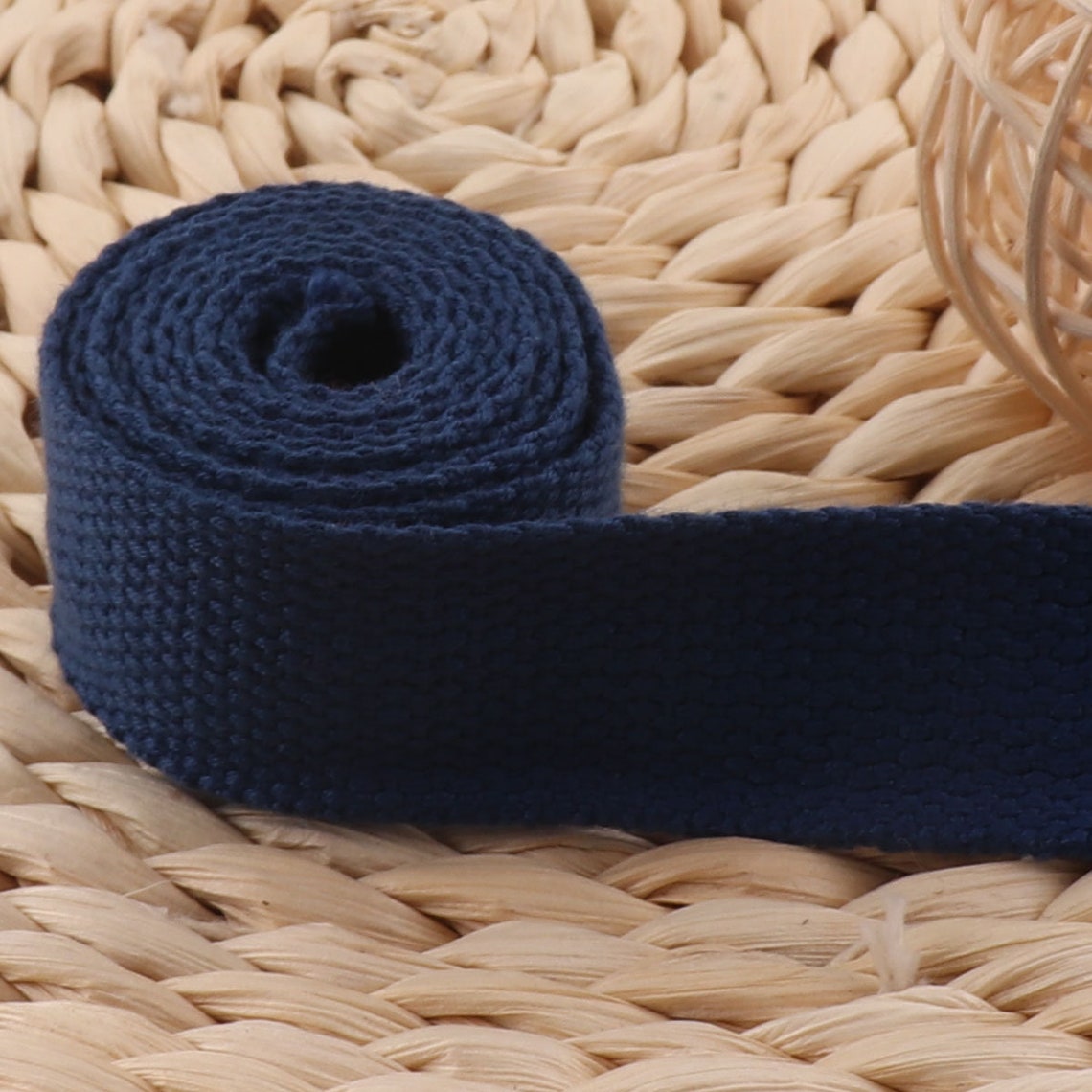 Navy Blue Webbing1 Inch Webbingcotton Webbingkey Fob | Etsy