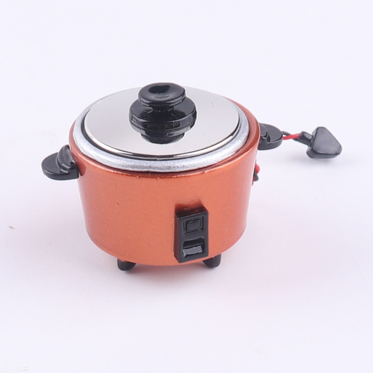 White/green/orange Miniature Cooker Rice Cooker,dollhouse Miniature ...