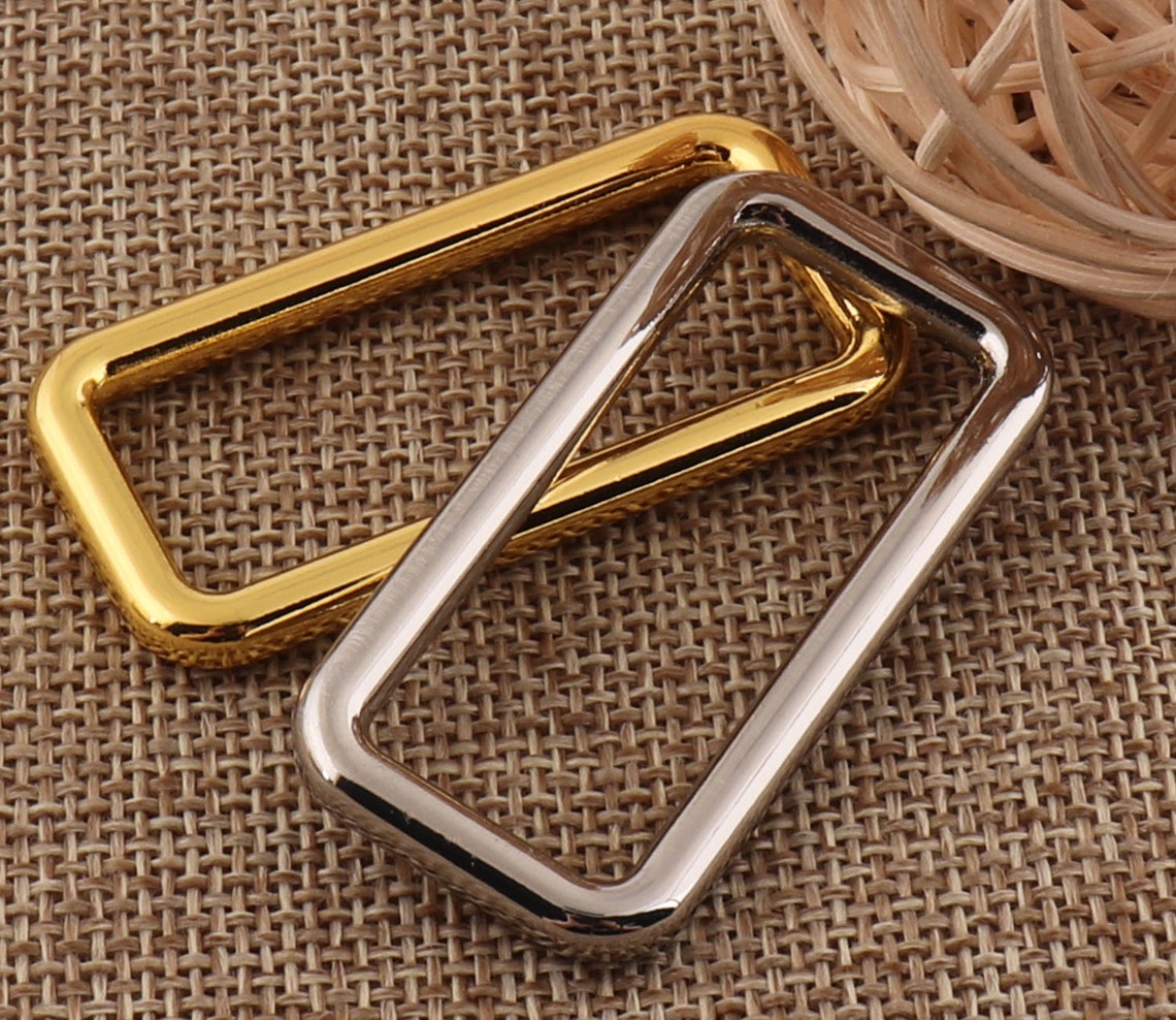 10 PCS Gold/Silver Rectangle Ringswire rings Square Rings | Etsy