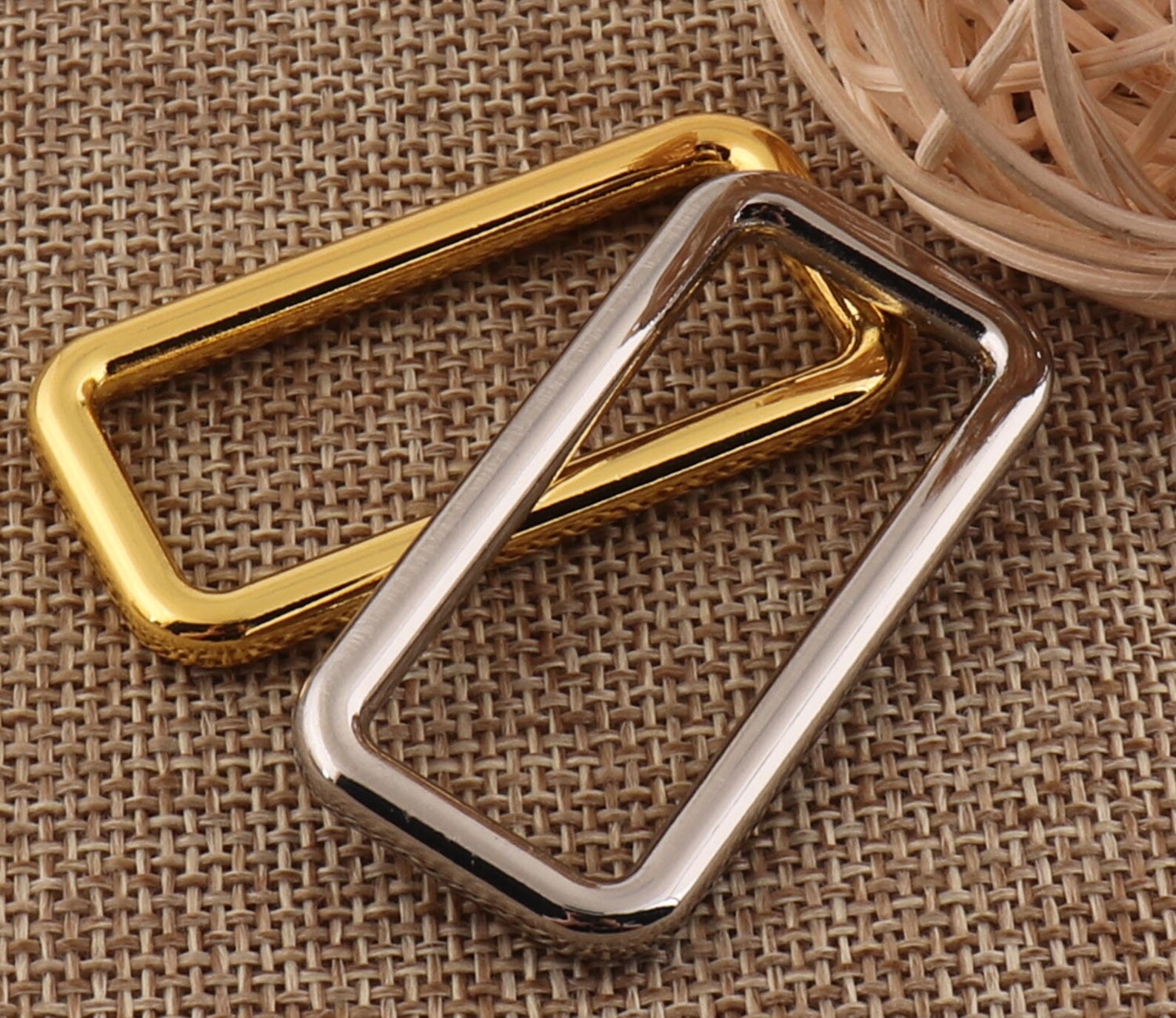 10 PCS Gold/Silver Rectangle Ringswire rings Square Rings | Etsy