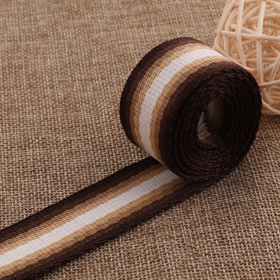 Brown cotton webbing store