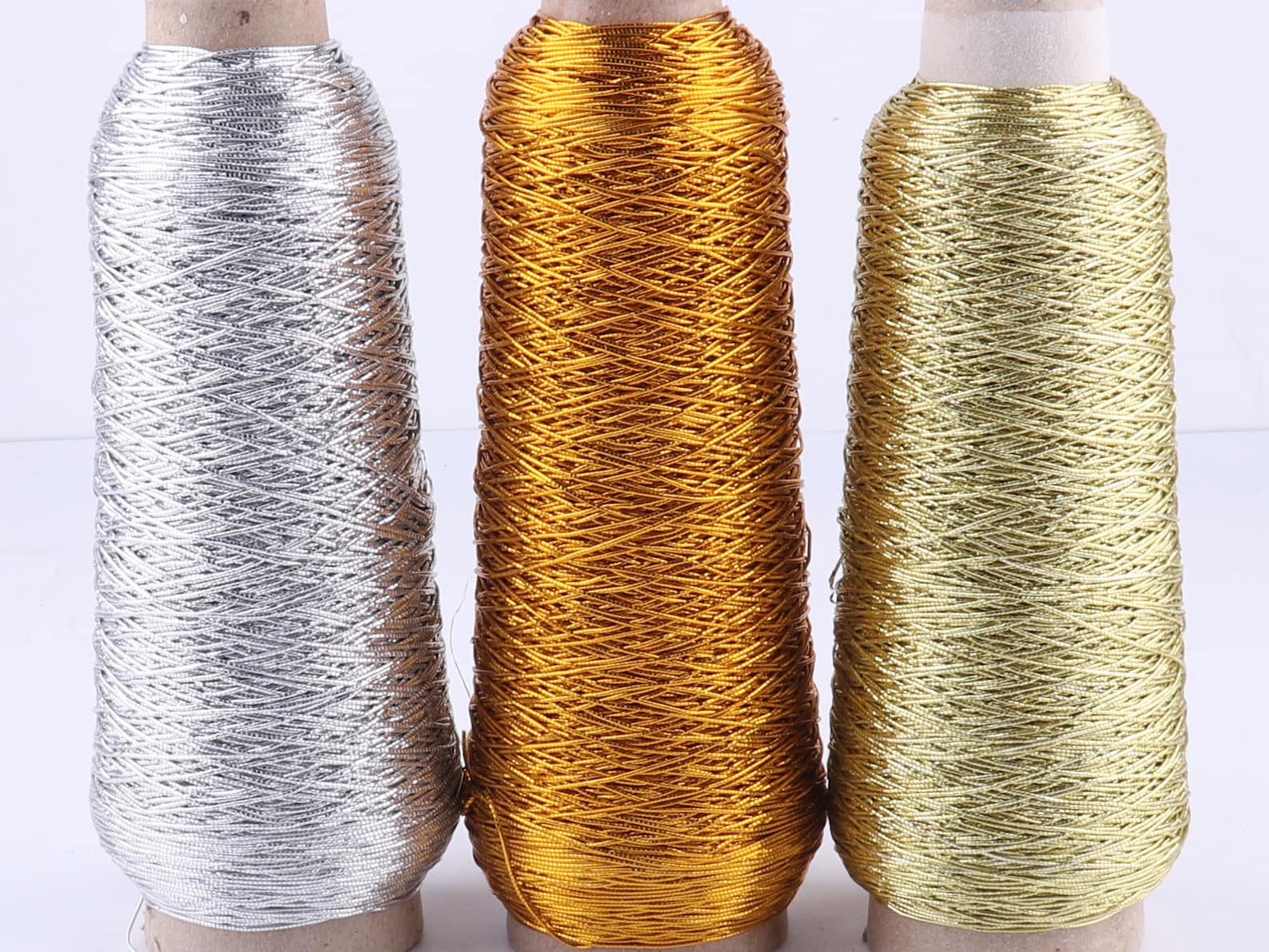 0.8mm Silver/gold/pale Gold Craft Elastic Cord,50 Yards Wedding ...
