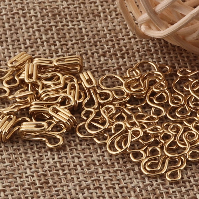 100hook Eye Closuregold Hook Eyehook Eye Claspclothing - Etsy