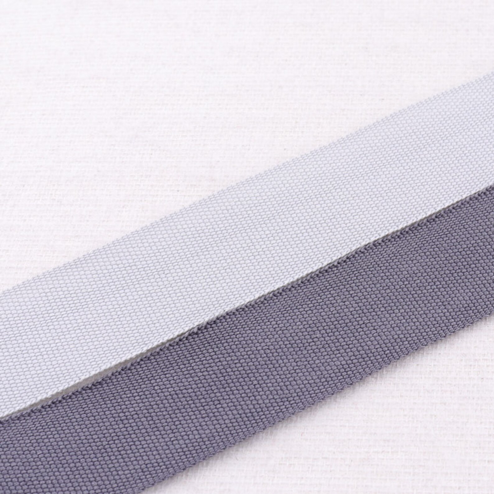 3/4"(20mm) White Gray/dark Gray Weight Woven Ribbon Webbing Fabric Tape ...