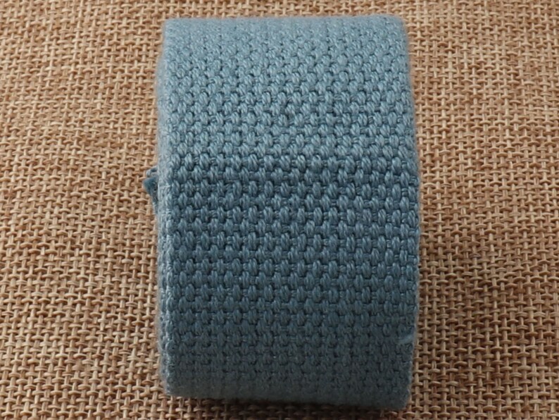 32mm Cotton Solid Blue Color Webbing Beltwebbing Keychain | Etsy