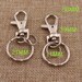Keychain 2 3/860mmo Rings Personalized Silver Key - Etsy