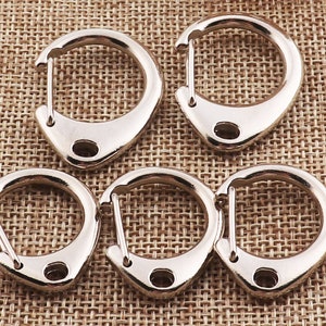 20 Silver Spring Clasp,self Closing Clasp,lobster Claw Clasp Hook ...
