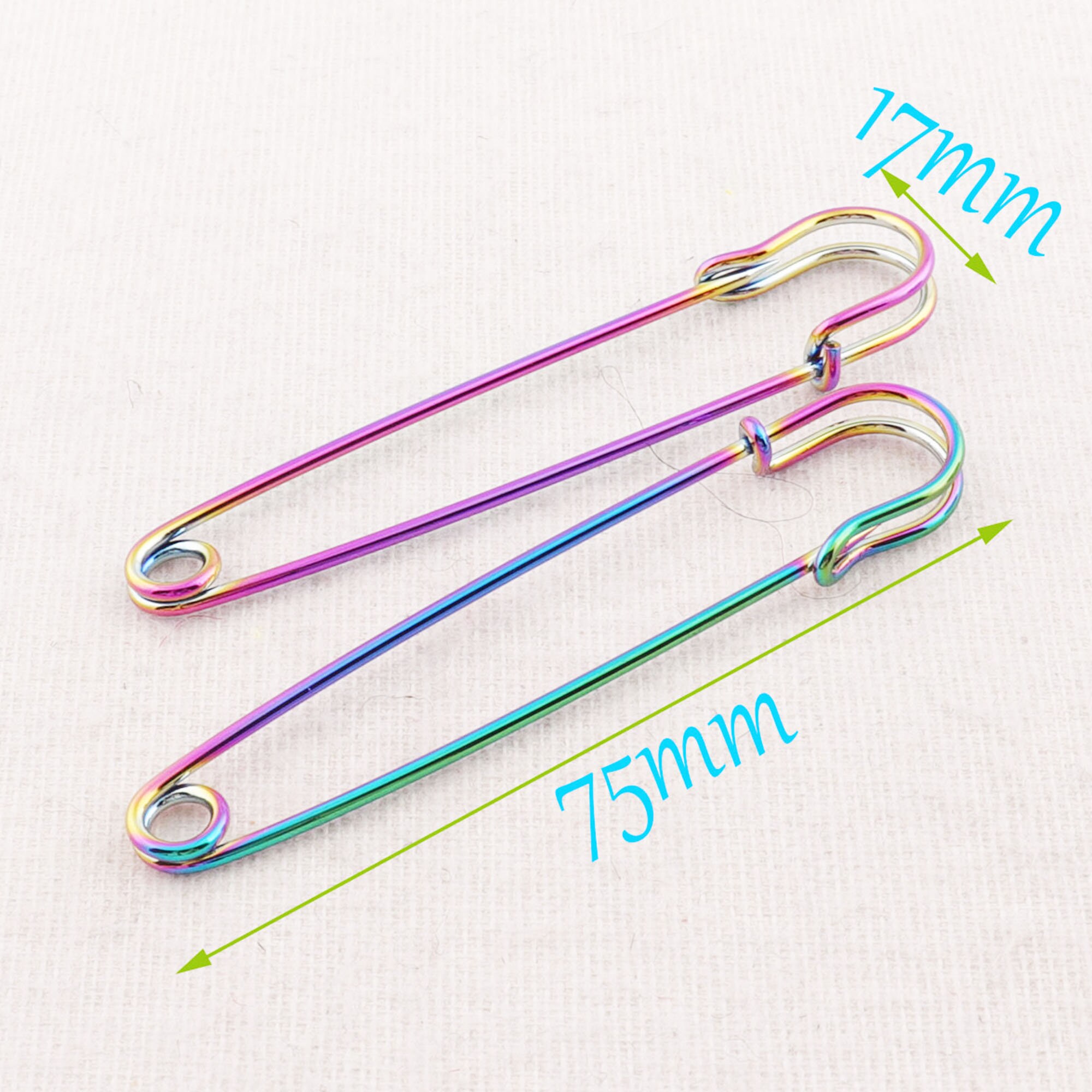 10-30 PCS Metal Rainbow Safety Pins3 Safety Pin Brooch - Etsy