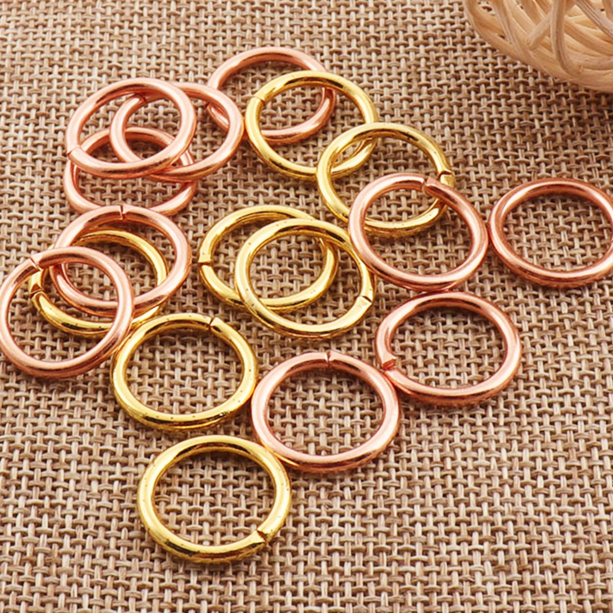 1/213mm40pcsrose Gold/gold O Rings Buckles Choker | Etsy