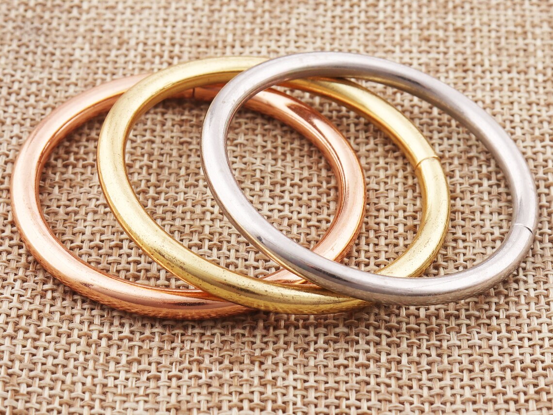 8 Pcs Welded O Rings,1.5" Handbag Purse Bag Making Hardware Supplies ...