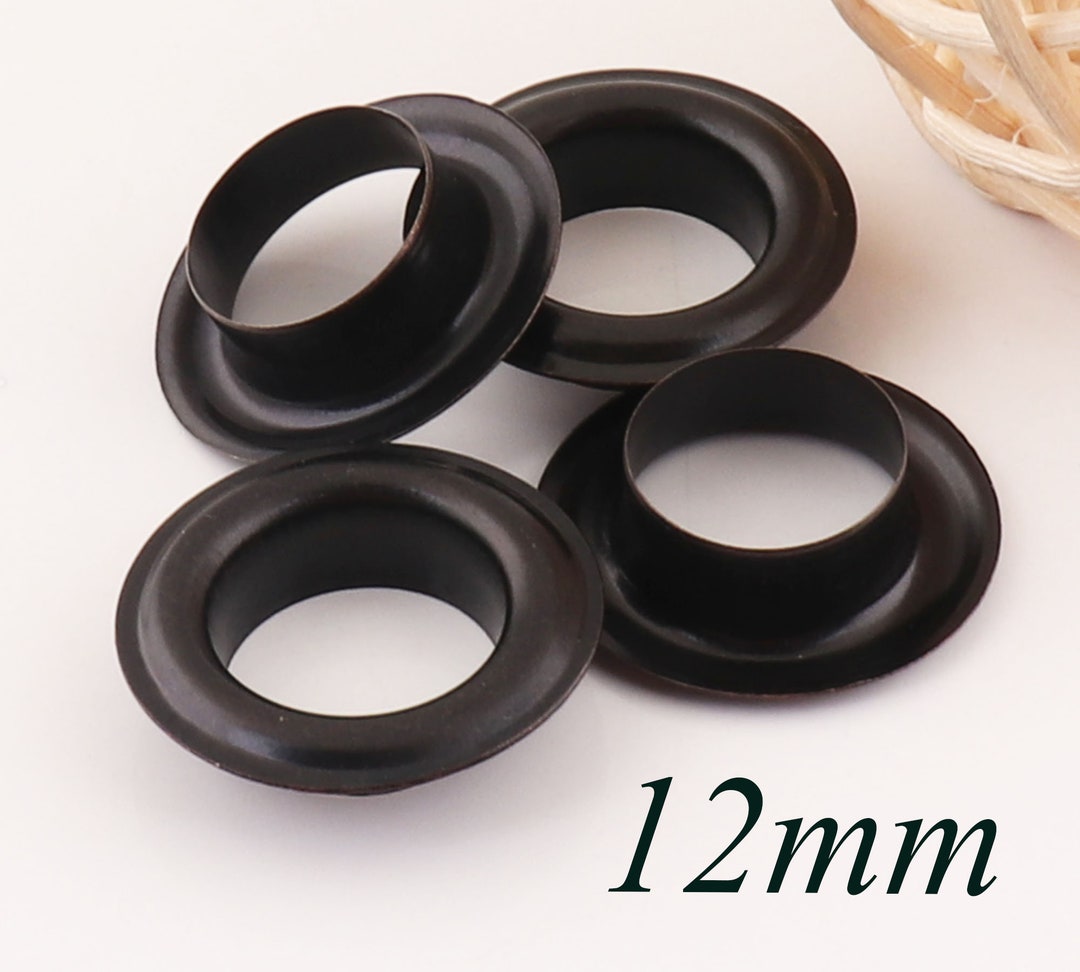 50 PCS Black Metal Eyelets and Grommets With Washers Eyelets,eyelets ...