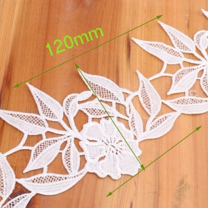 Large Lace Trim 4 3/412cmembroidery Lacelace - Etsy