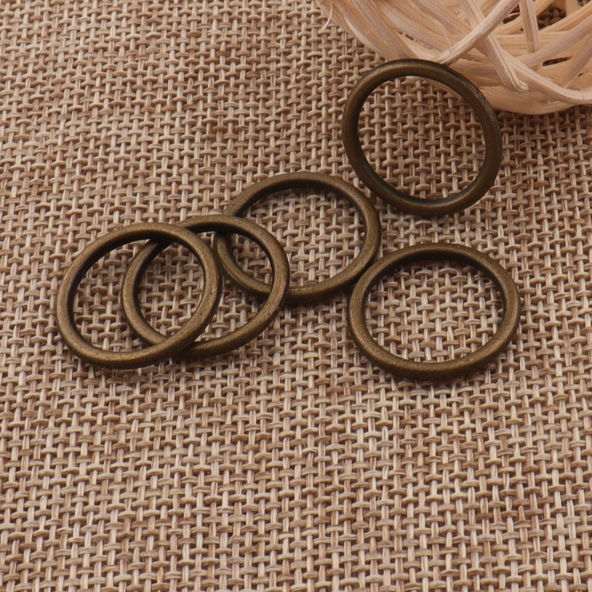 5/815mm40pcsancient Bronze O Rings Buckles Choker - Etsy
