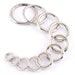Silver Spring Gate Ring Metal Spring O Rings Clasps Purse O Ring Push ...