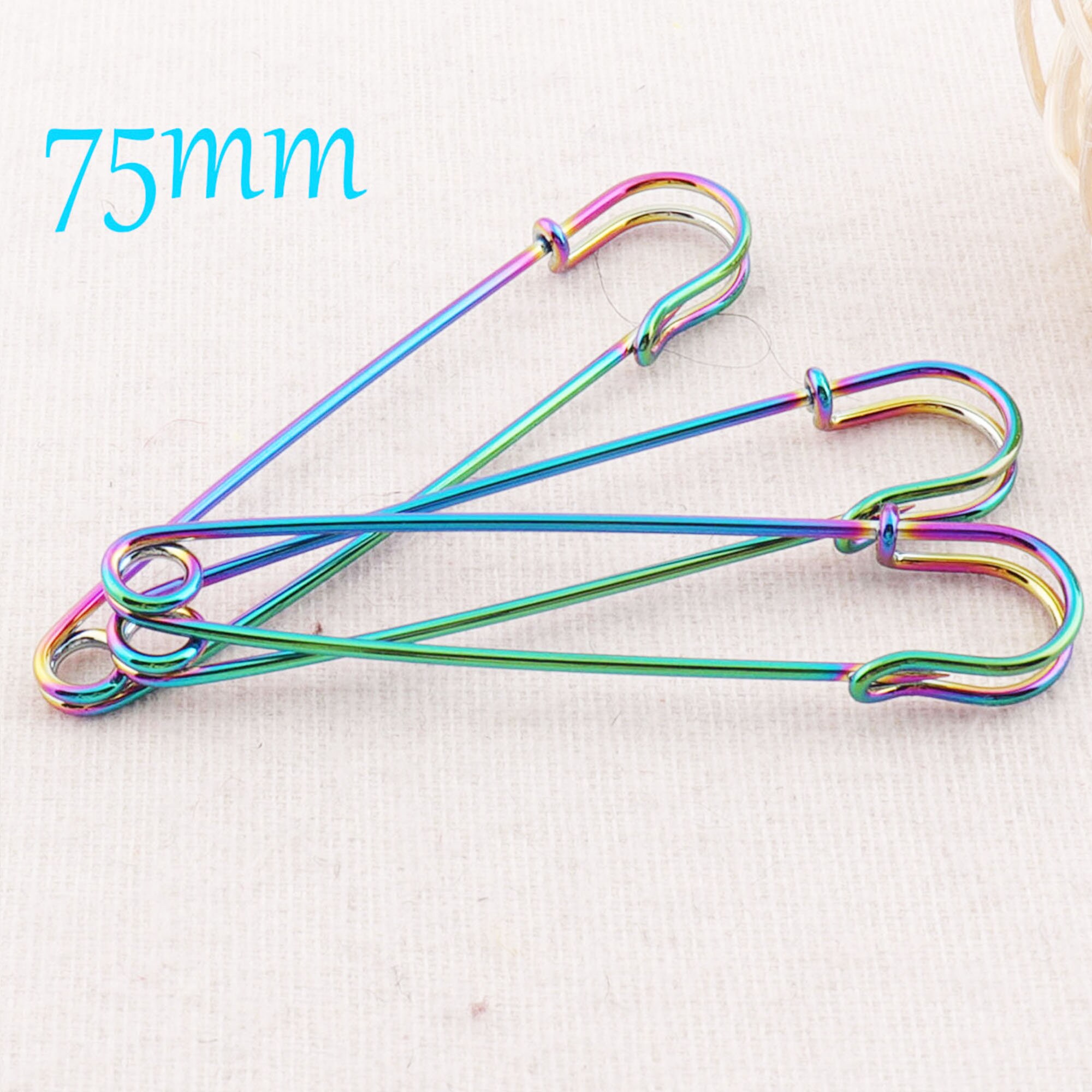 10-30 PCS Metal Rainbow Safety Pins3 Safety Pin Brooch - Etsy