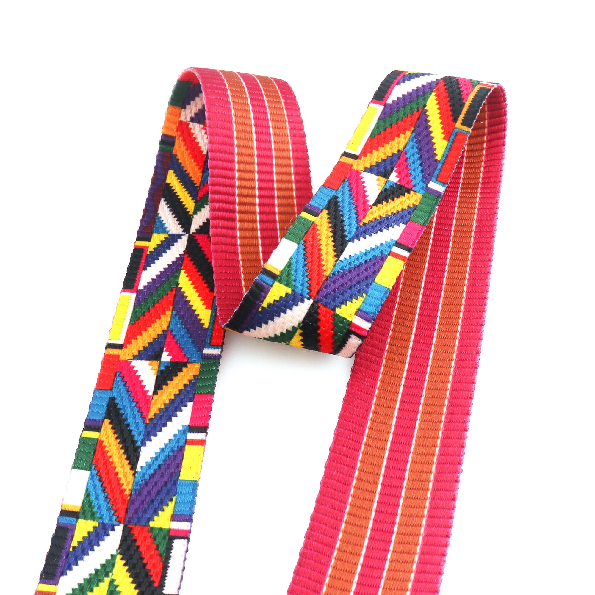 38mm 50mm Soft Double Layer Webbing Buckle Woven Jacquard Blue - Etsy ...