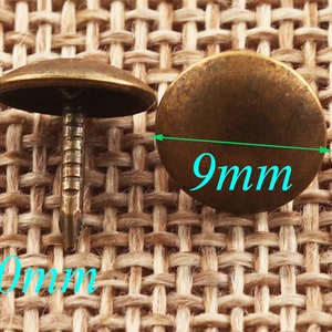 20-100 Pcs Antique Bronze Upholstery Tacks,nailhead Tacks Rivets ...