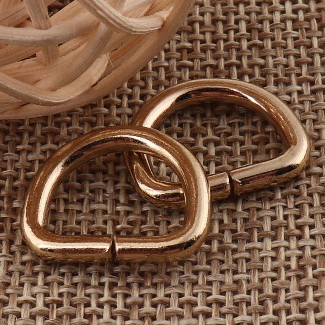 30 PCS MINI Metal Gold D Ring Buckles,1/2" D Rings D Ring Belt,webbing ...