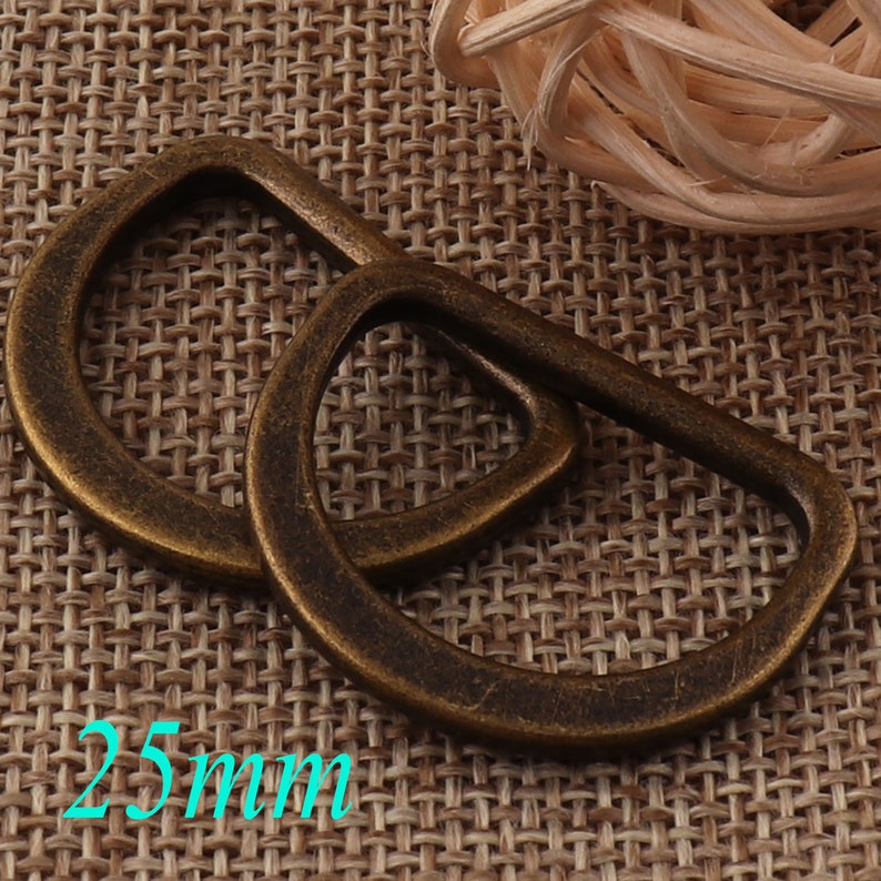 1 Antique Bronze D Ring Buckles20 PCS D Rings D Ring - Etsy