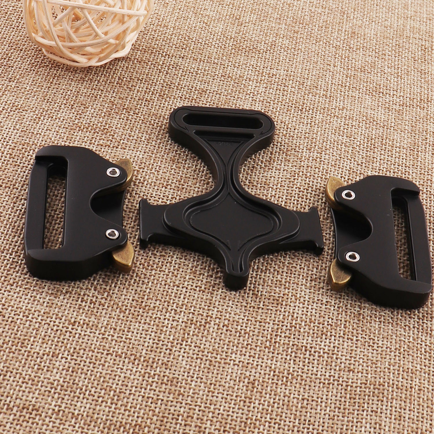 1.537mmmetal Black Release Bucklerelease BUCKLE - Etsy