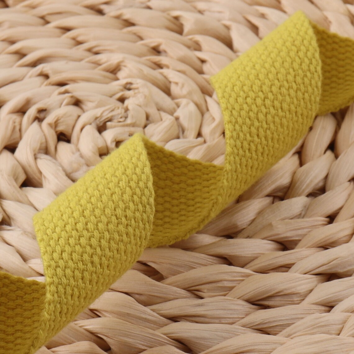 Cotton WebbingYellow Color Webbing1 inch WebbingKey Fob | Etsy