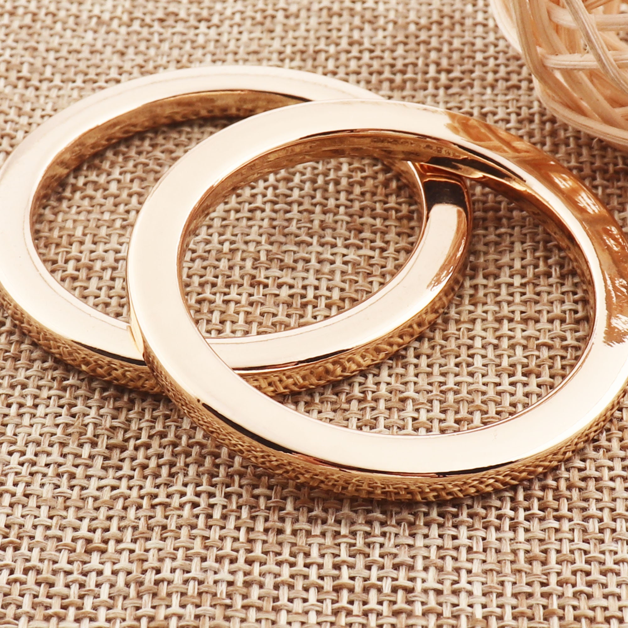 1 1/2 Metal Pale Gold Flat O Rings Buckles6 PCS Leather - Etsy