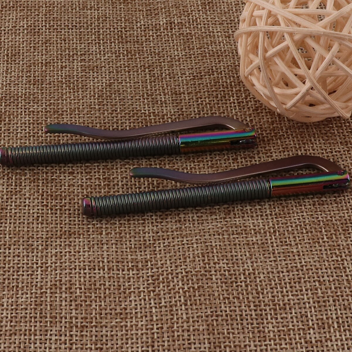 10 Rainbow Spring Wallet Clips375mm Money Clipdiy | Etsy