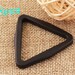 30 Pcs Black Plastic Triangle Rings,38mm Slide Buckles Fasteners Belt ...