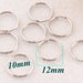 150pcs Silver Split Jump Ringsbulk Split Rings Diaphragm Key - Etsy